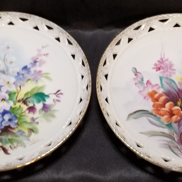 Ucagco | Accents | Vintage Ucagco Handpainted Porcelain Plates Your ...